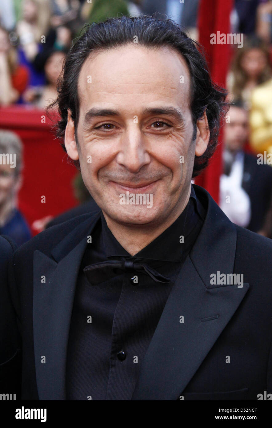 French composer Alexandre Desplat arrives on the red carpet during the ...