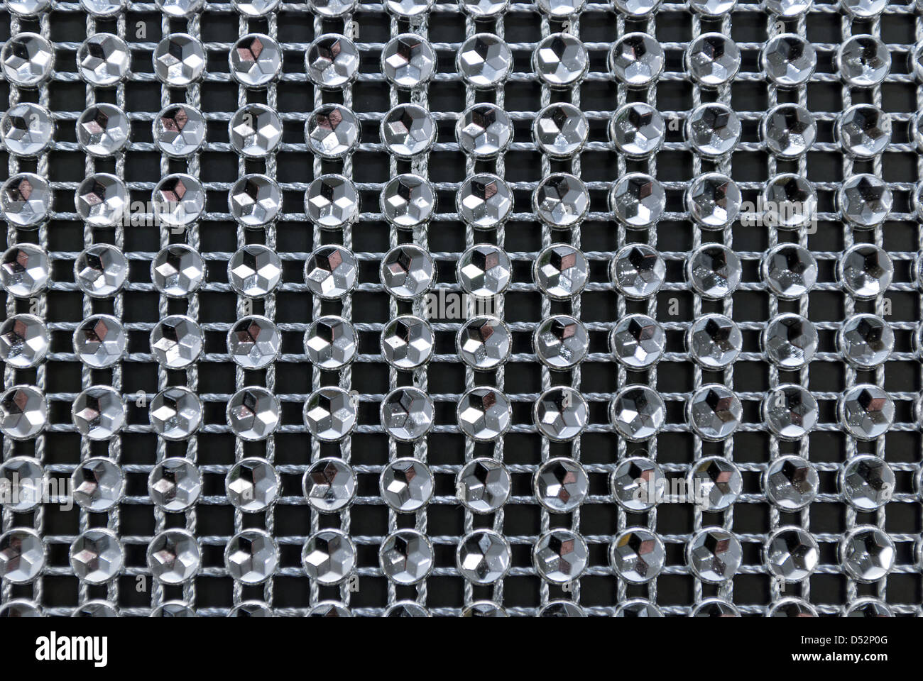 Abstract sparkling background, metallic web with glitter cells Stock ...