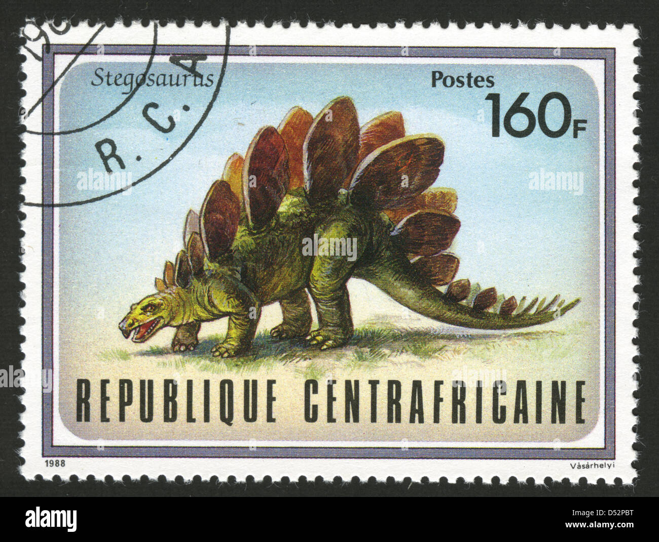 Dinosaur dinosaurs postage stamp hi-res stock photography and images ...