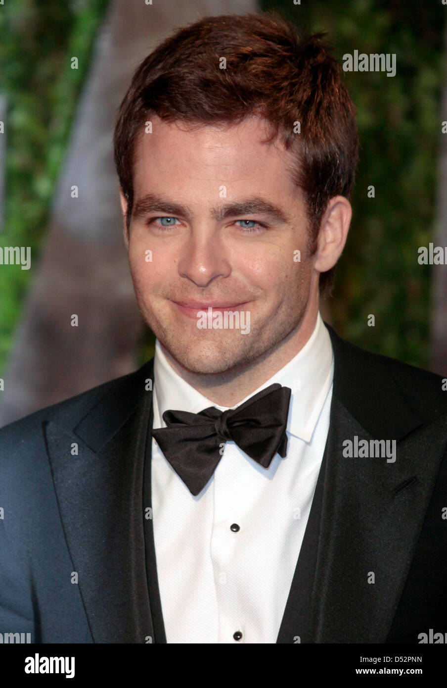 US actor Chris Pine arrives at the Vanity Fair Oscar Party at Sunset ...