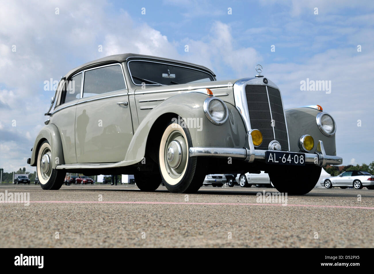 ILLUSTRATION - A Mercedes-Benz 220 W 187 Convertible, built between ...