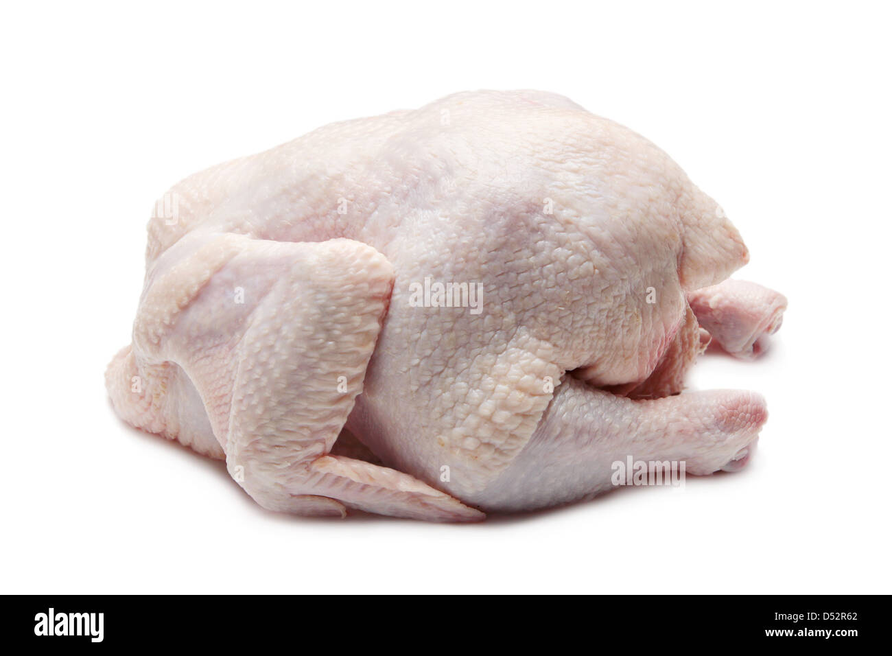 Raw chicken isolated on white background Stock Photo - Alamy