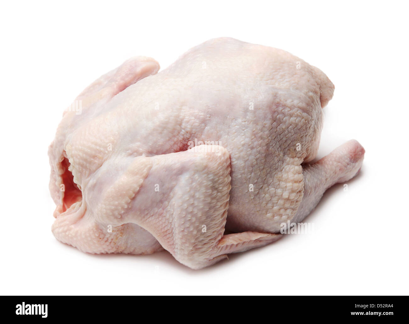 Raw chicken isolated on white background Stock Photo - Alamy