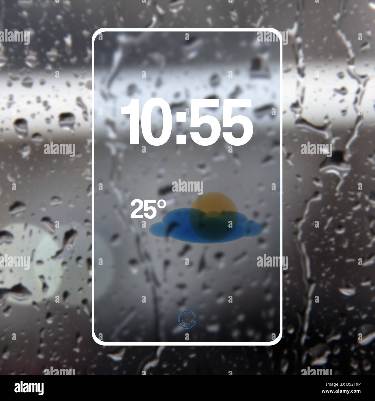 Transparent screen concept phone of the future Stock Photo - Alamy