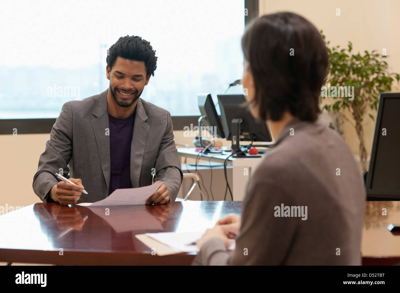Employee evaluation meeting hi-res stock photography and images - Alamy