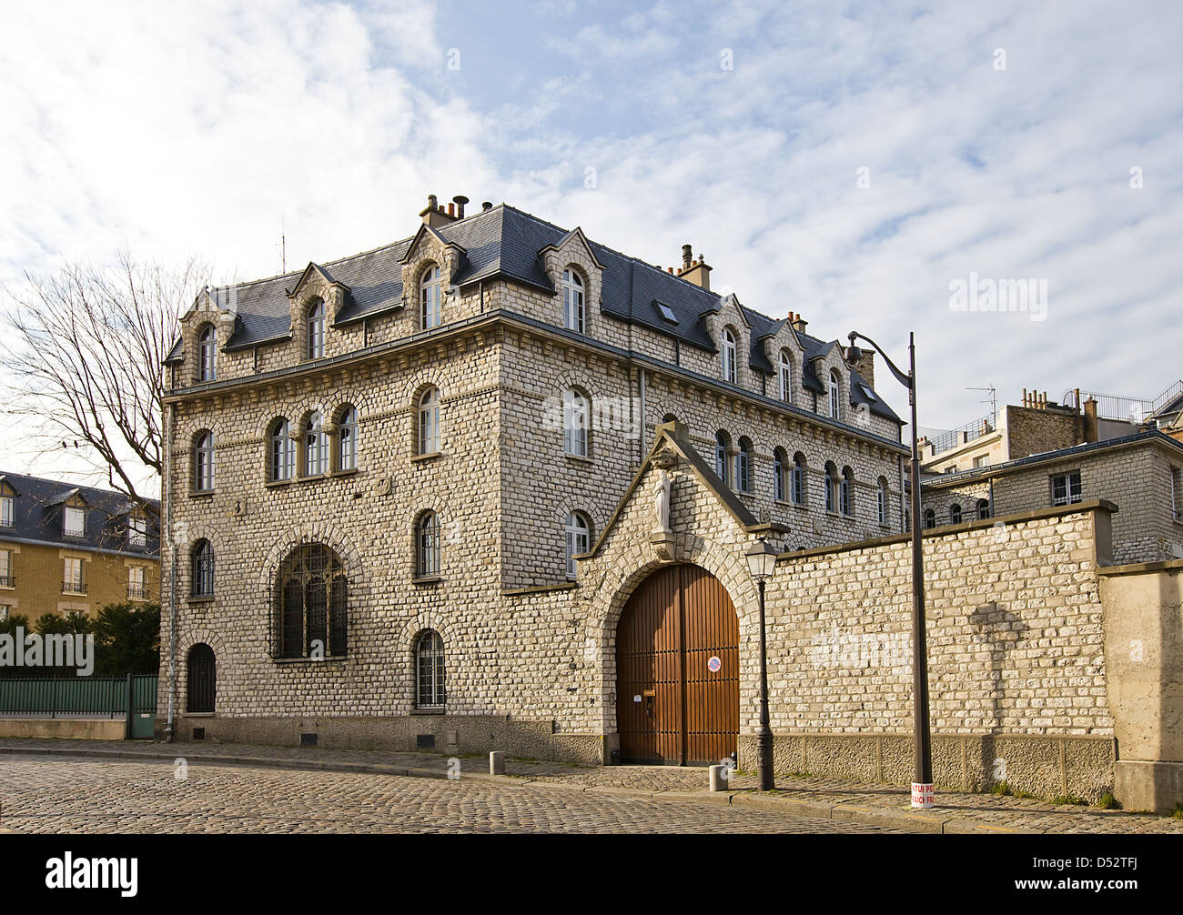 The Carmel monastery (circa 1928) on Montmartre hill, Paris, France ...