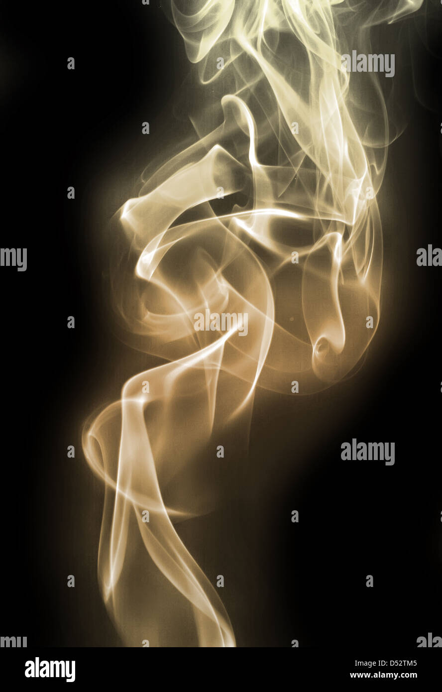 smoke on black Stock Photo - Alamy