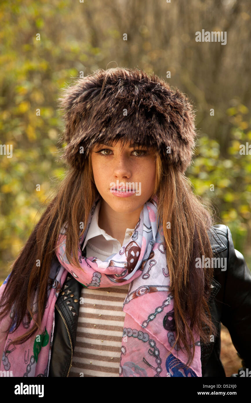Fur hat model hi-res stock photography and images - Alamy