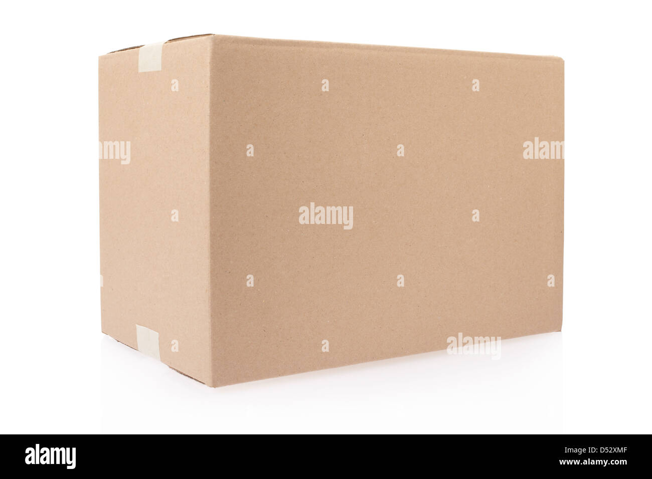 Cardboard box isolated on white, clipping path included Stock Photo - Alamy