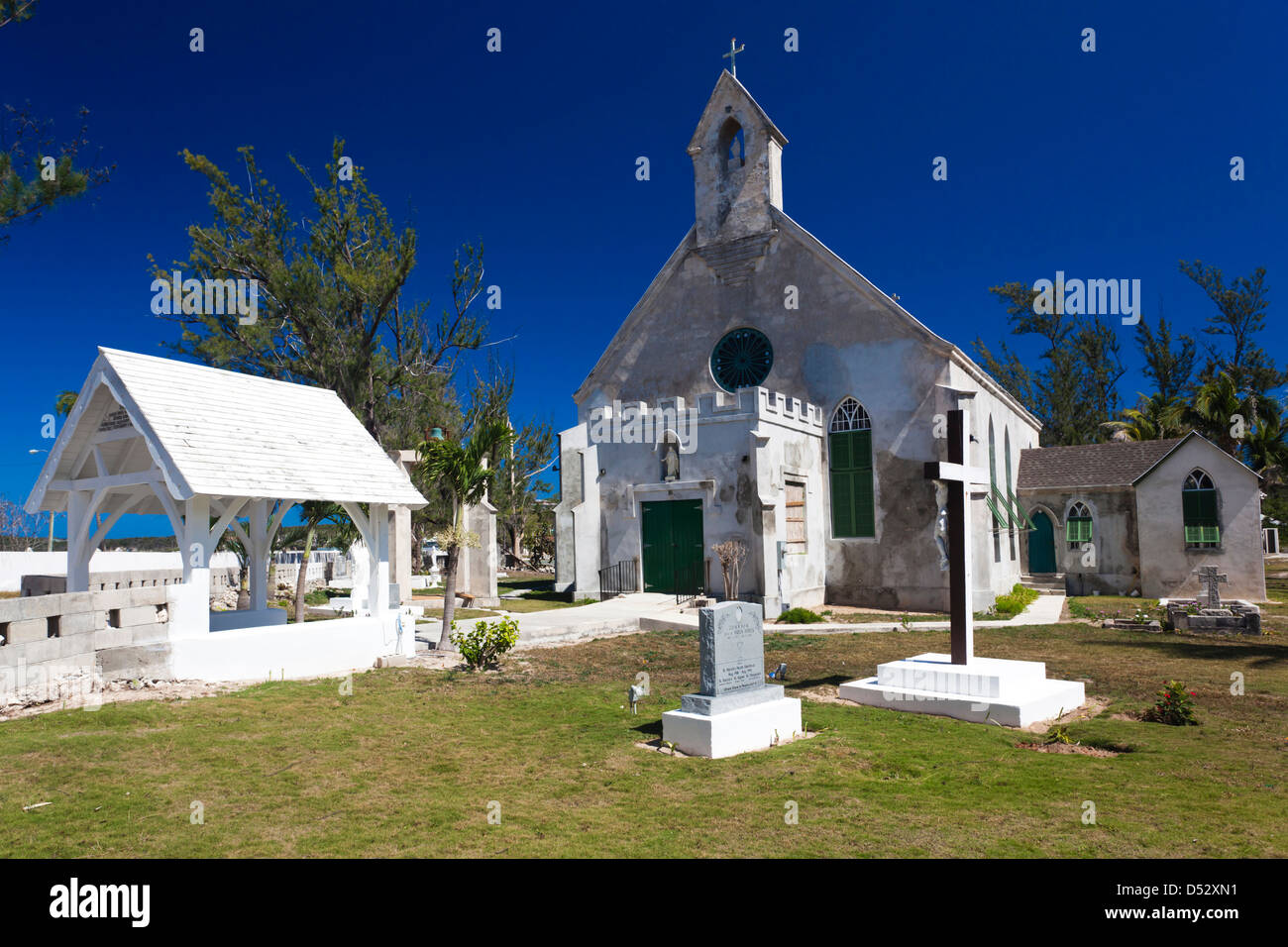 Bahamas, Eleuthera Island, Governors Harbor, St. Patrick's Anglican ...