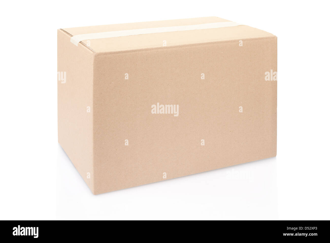Cardboard box isolated on white, clipping path included Stock Photo - Alamy