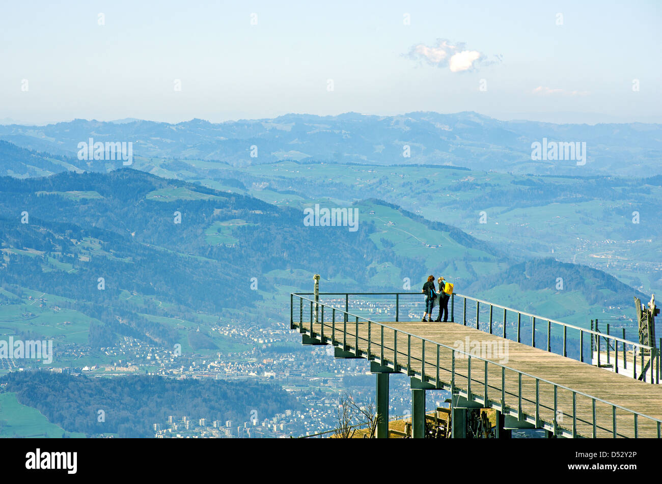 Mount Rigi summit Stock Photo - Alamy