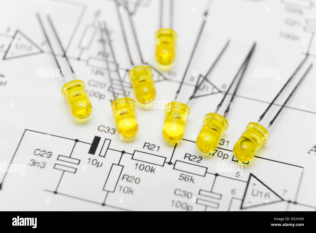 Light emitting diode diagram hi-res stock photography and images - Alamy