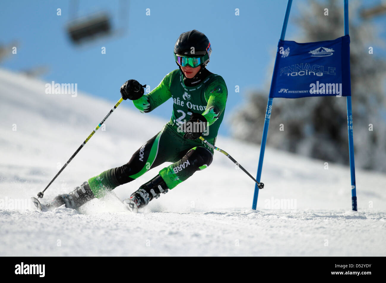 Giant slalom race hi-res stock photography and images - Alamy