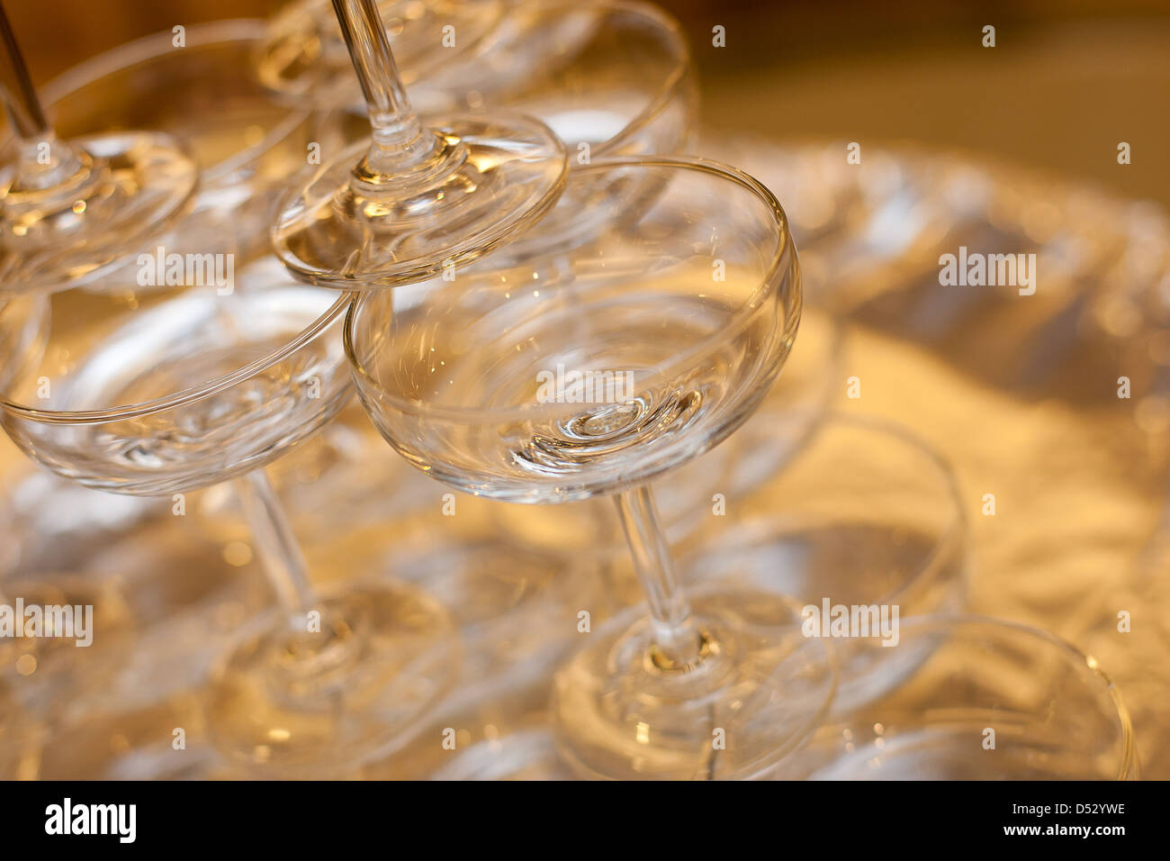 Stack of Glasses Stock Photo - Alamy