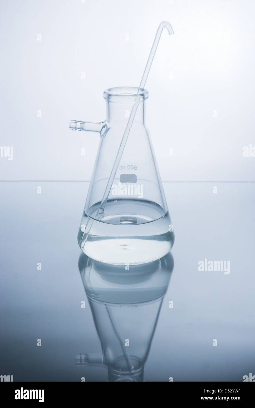 Laboratory glassware over white hi-res stock photography and images - Alamy