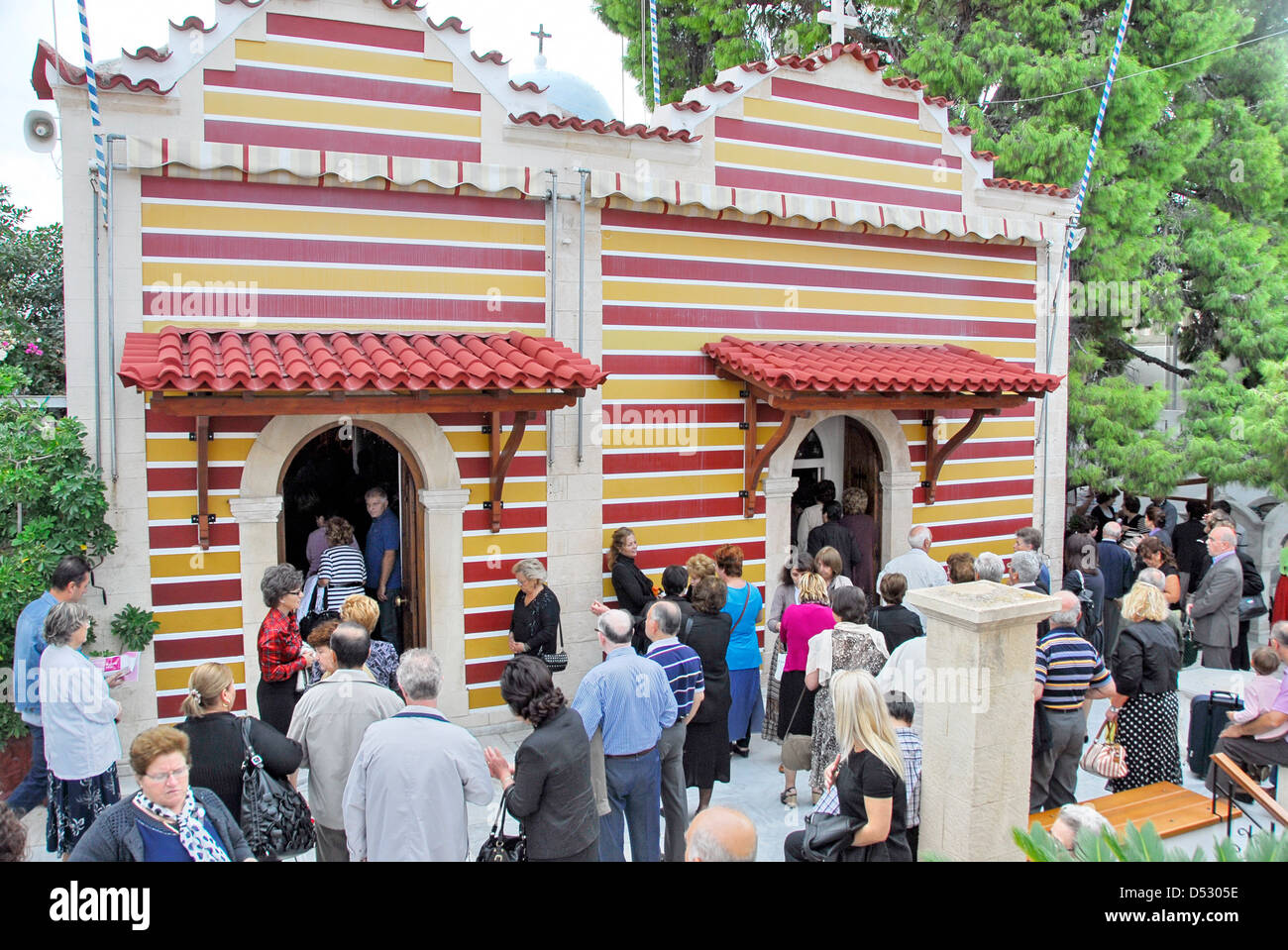 Church of Agios Nektarios (Saint Nectarios) on Aegina Island in the ...
