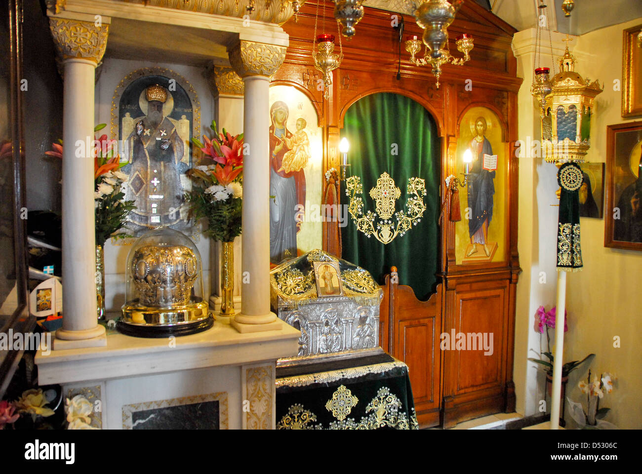 Relics of Saint Nectarios in the Church of Agios Nektarios (Saint ...