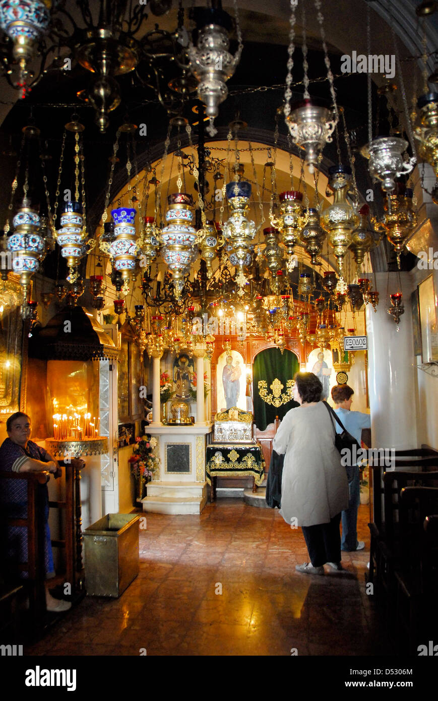 Relics of St. Nectarios in the Church of Agios Nektarios (Saint ...