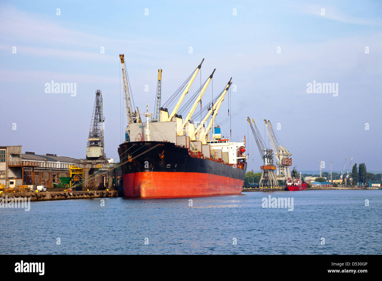 Loading cargo ship in hi-res stock photography and images - Alamy