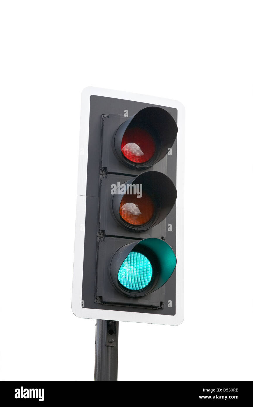 Green traffic light cut out hi-res stock photography and images - Alamy