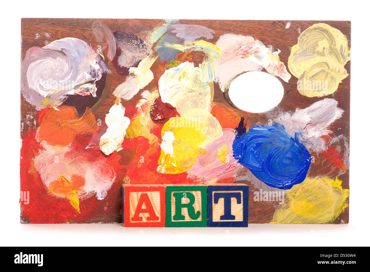 Paint palette cut out hi-res stock photography and images - Alamy