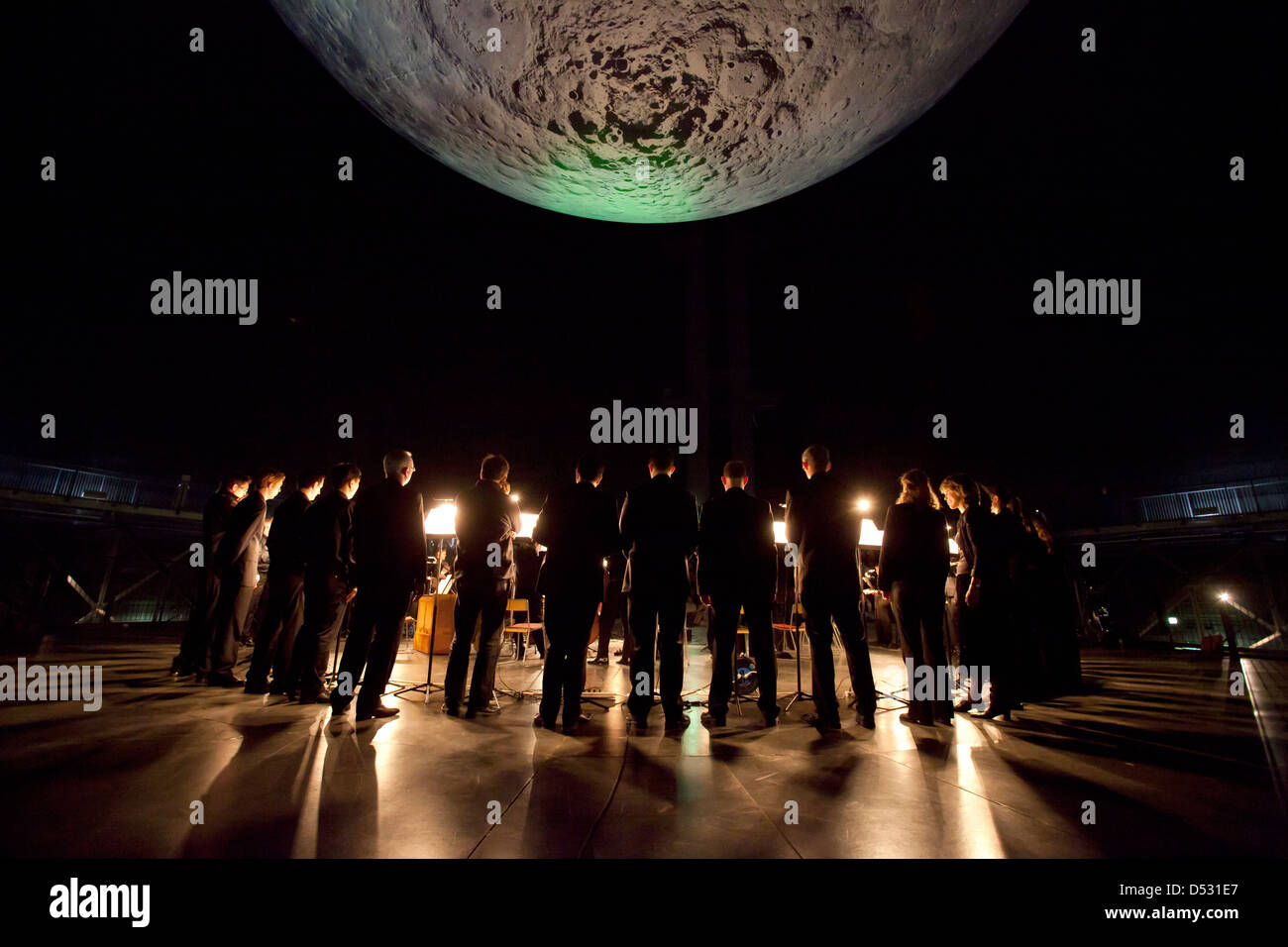Oberhausen, Germany, Spem in Alium, midnight concert at the Gasometer ...