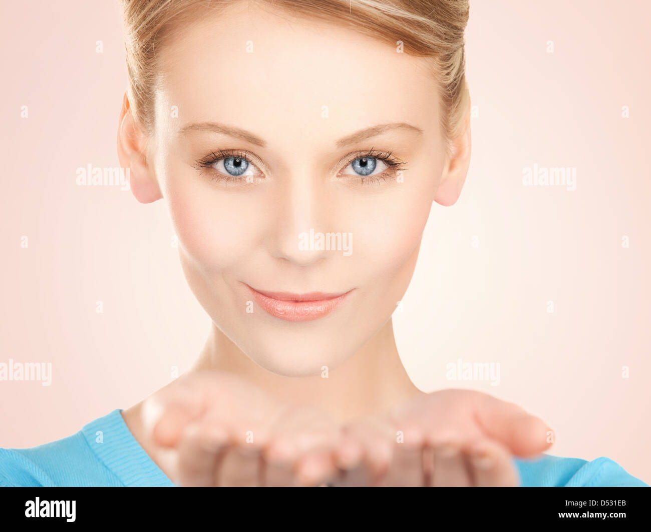 something on the palms Stock Photo - Alamy