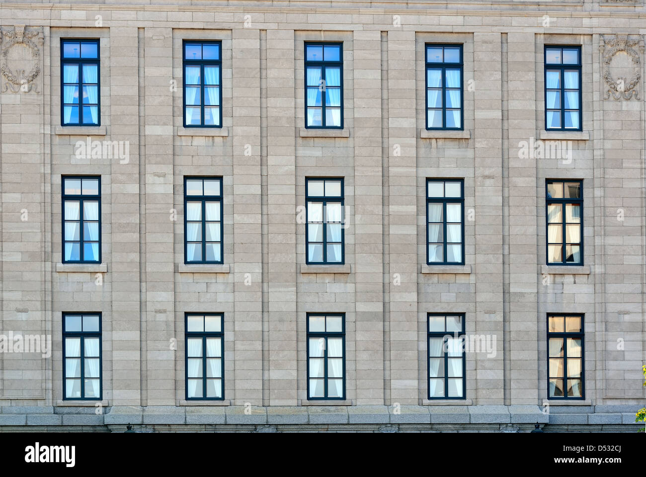 Ancient window of old building in Quebec City Stock Photo - Alamy