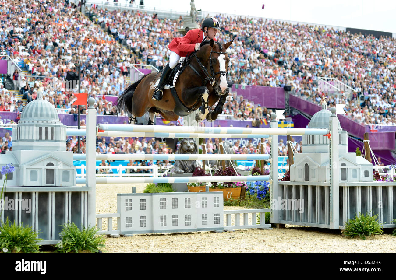 Marcus Ehning riding Plot Blue (GER, Germany). Individual Showjumping ...