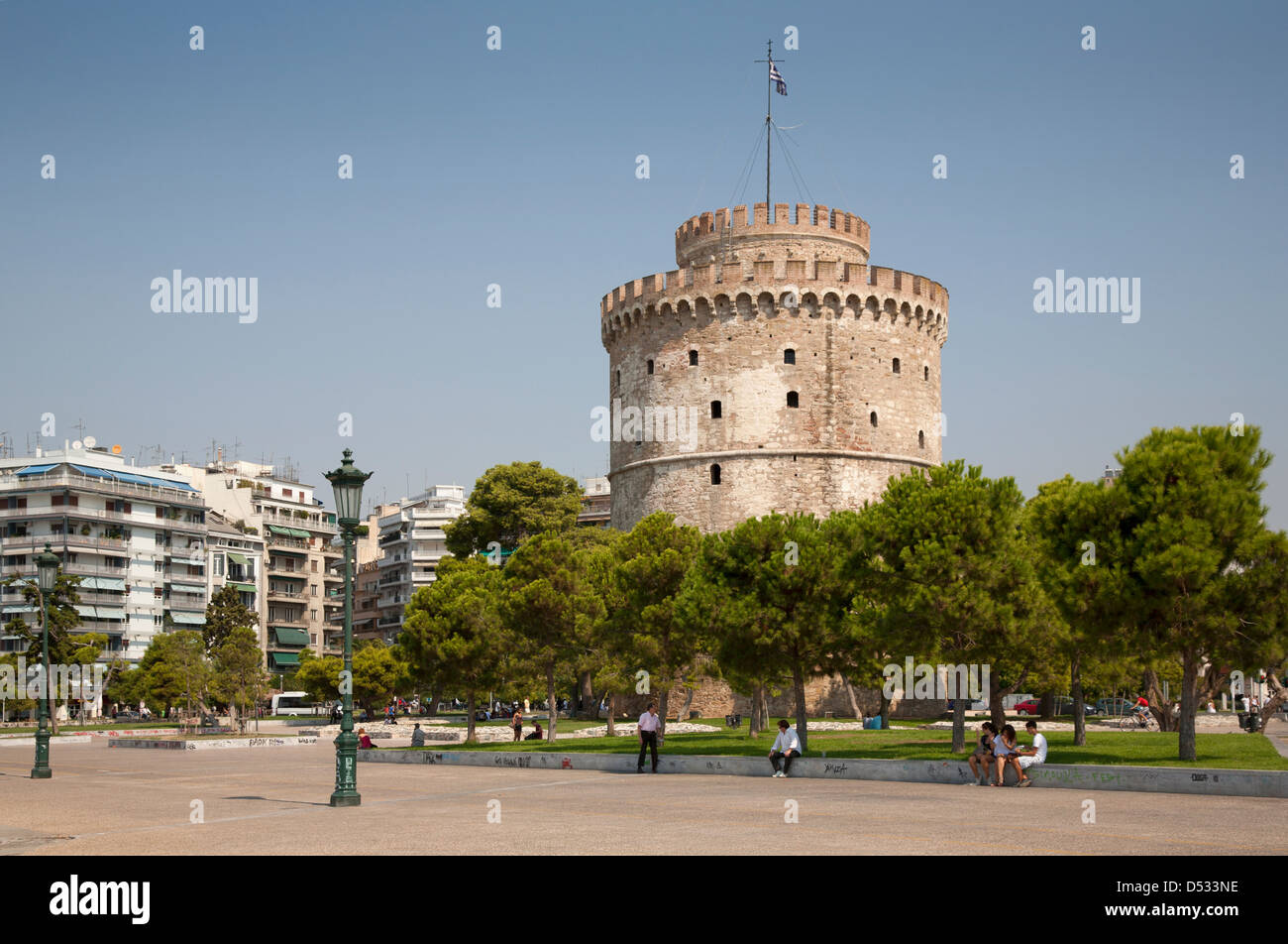 White tower 15th century thessaloniki hi-res stock photography and ...