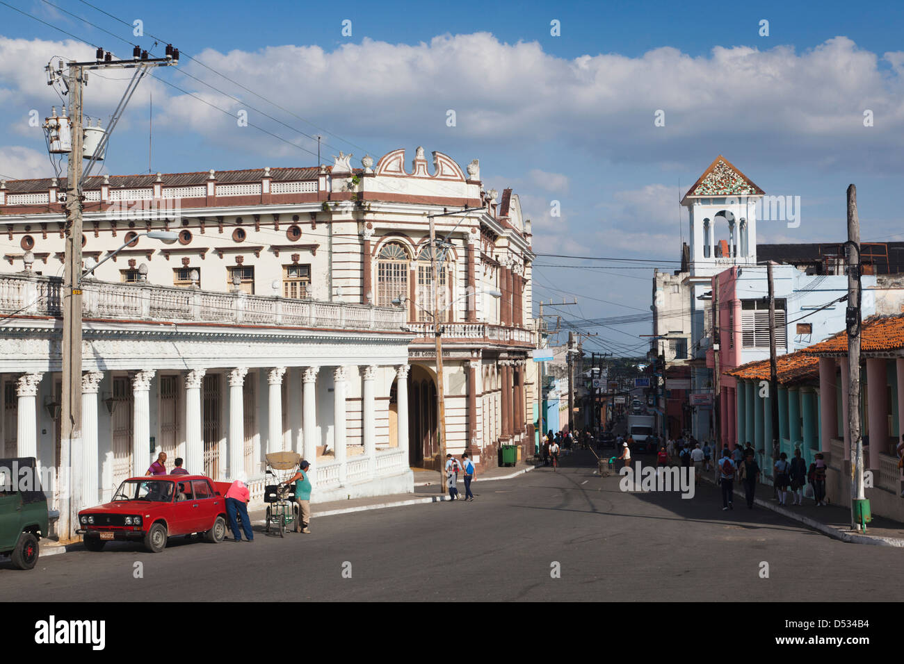 Cuba, Pinar del Rio Province, Pinar del Rio, city buildings Stock Photo ...