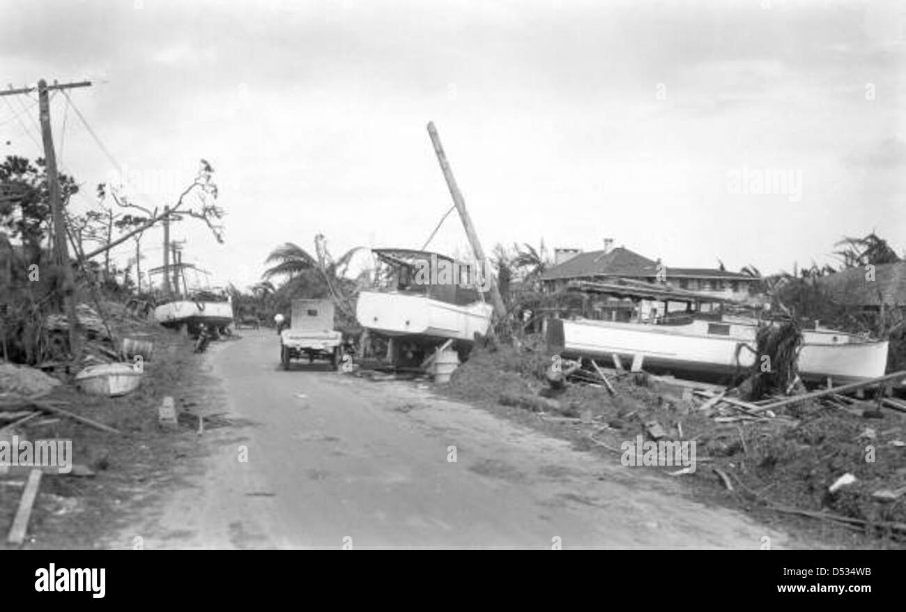 1926 miami hurricane hi-res stock photography and images - Alamy
