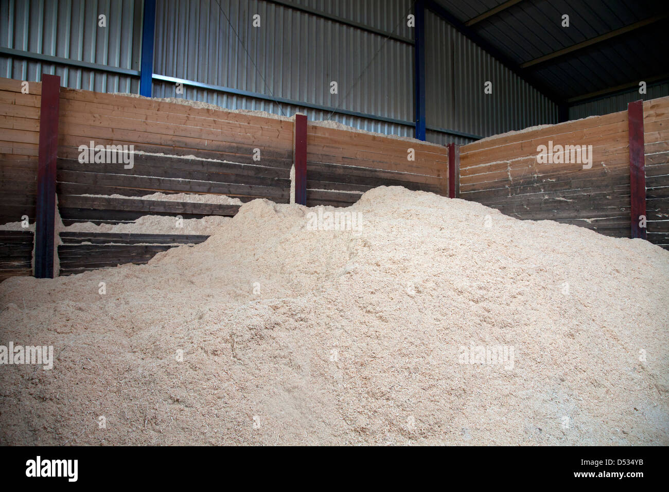 Titz, Germany, production of wood pellets Stock Photo - Alamy
