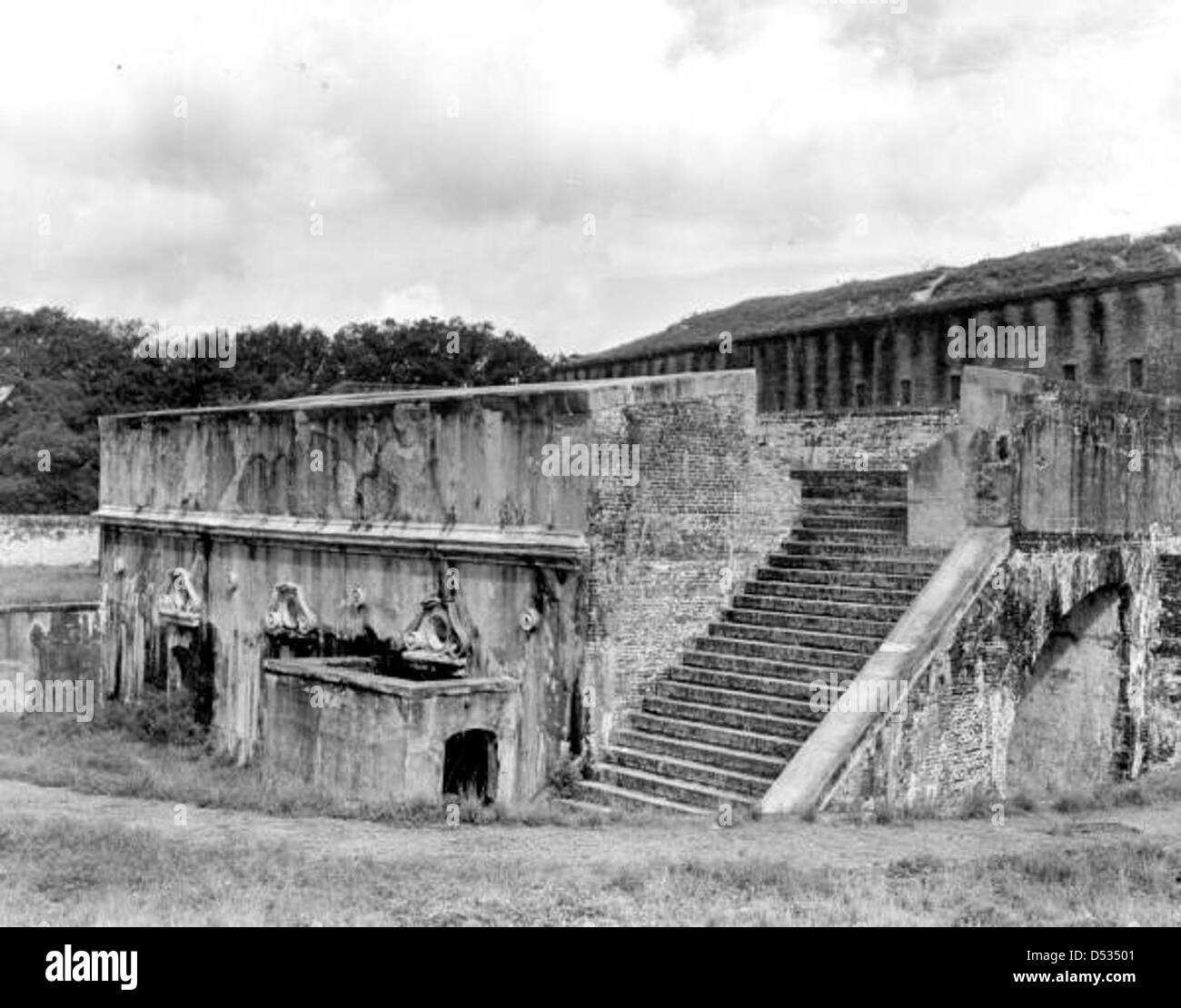 View of part of Fort San Carlos de Barrancas Stock Photo - Alamy