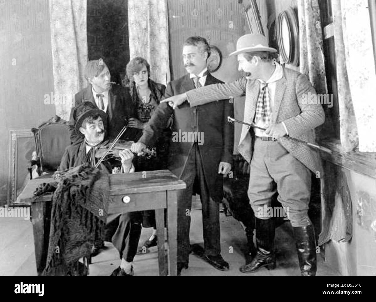 Motion picture scene from "Strangled Harmony Stock Photo - Alamy