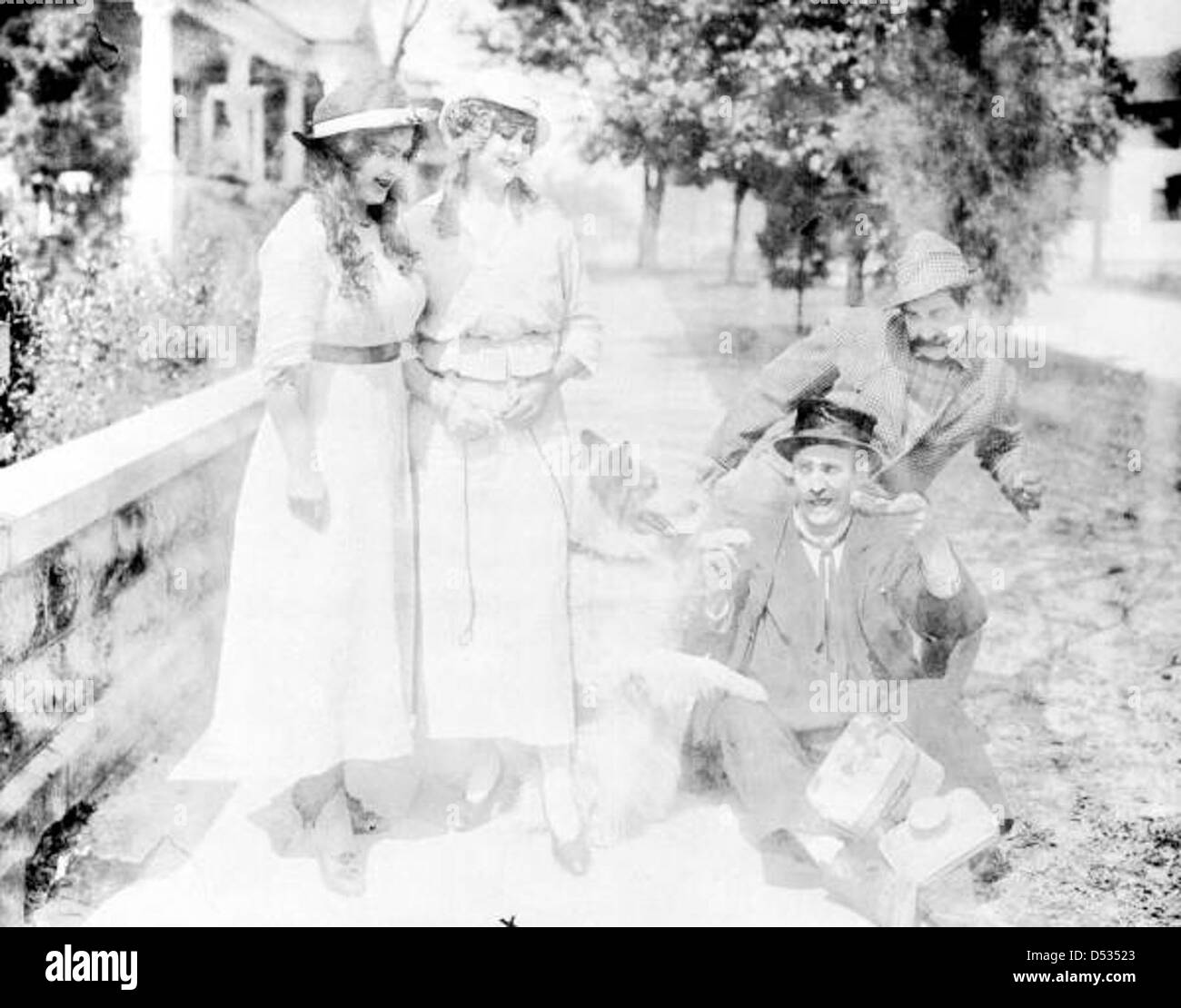 Motion picture scene (1916 Stock Photo - Alamy