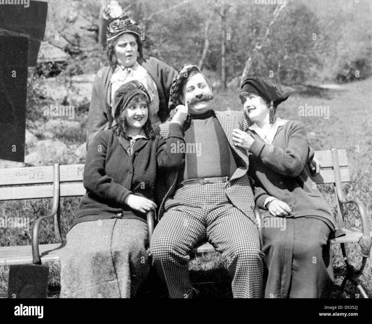 A scene from the 1916 motion picture *Jangles of Pokes & Jabbs ...