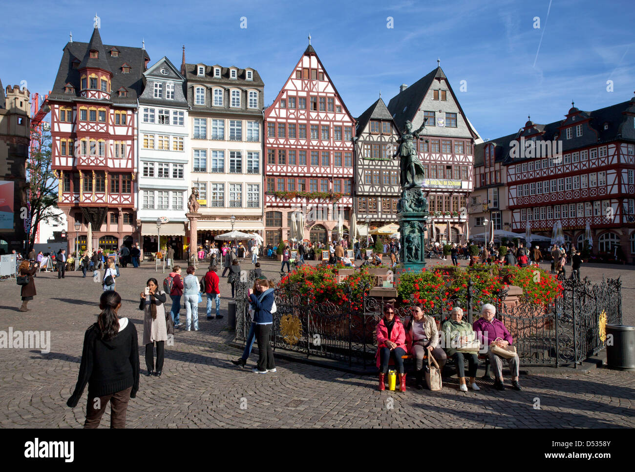 Frankfurt am Main, Germany, the Frankfurt Roemerberg Stock Photo - Alamy