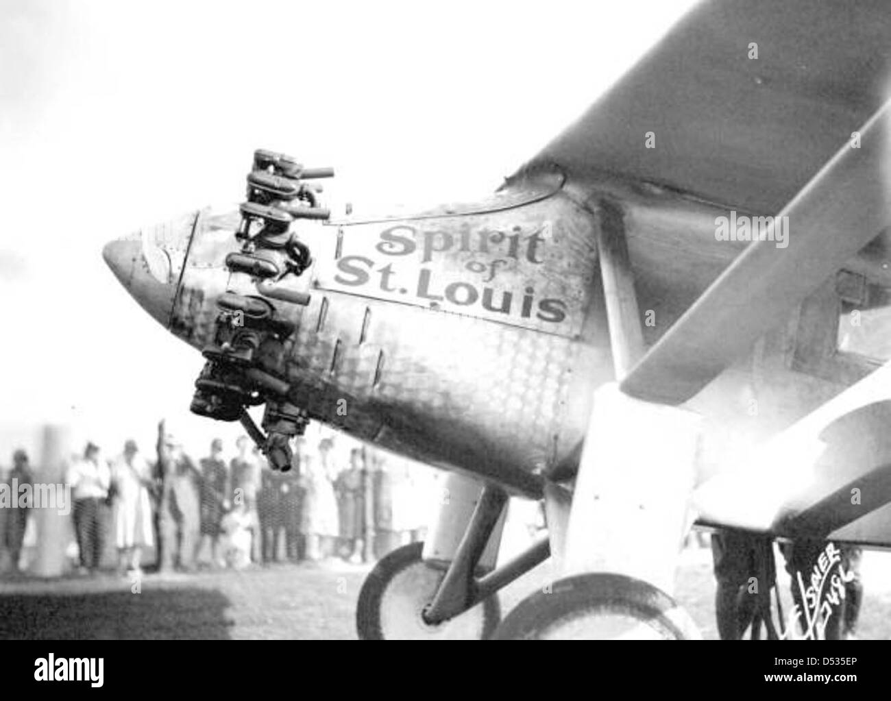 The Spirit of St. Louis, the iconic aircraft flown by Charles Lindbergh ...