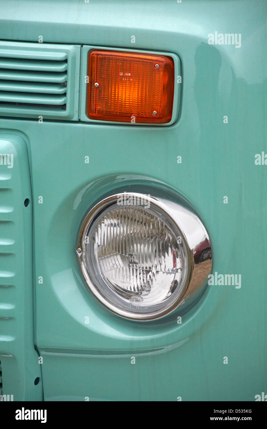 lights, headlight and indicator light on VW campervan, Volkswagen ...