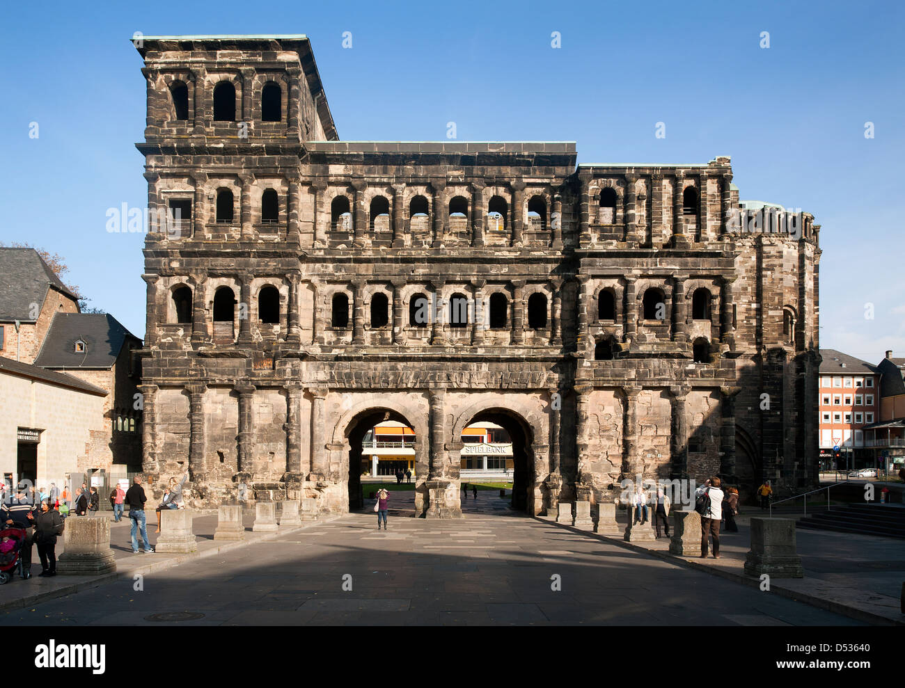 Trier, Germany, Porta Nigra Stock Photo - Alamy