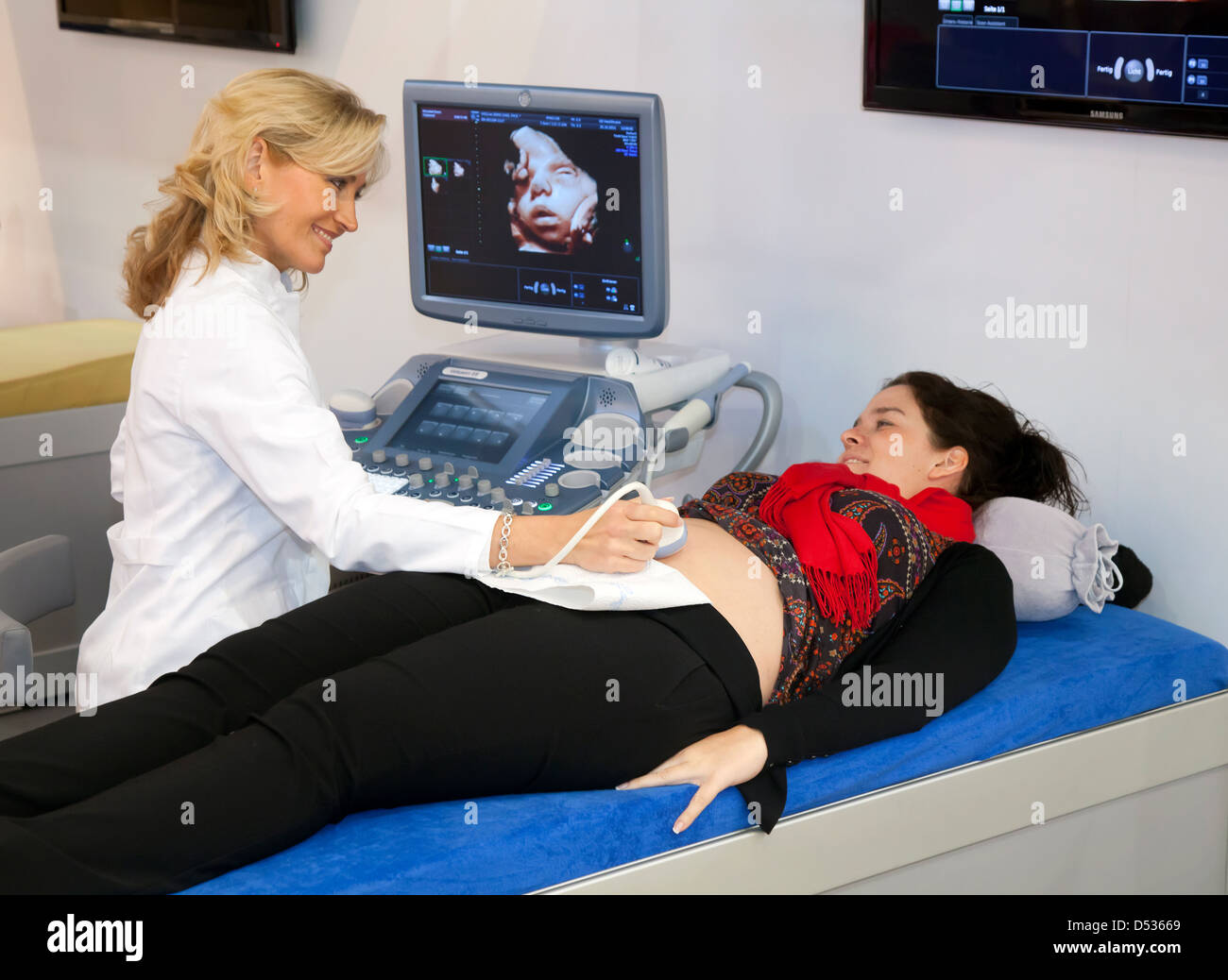 Examine Ultrasound Examination High Resolution Stock Photography and ...
