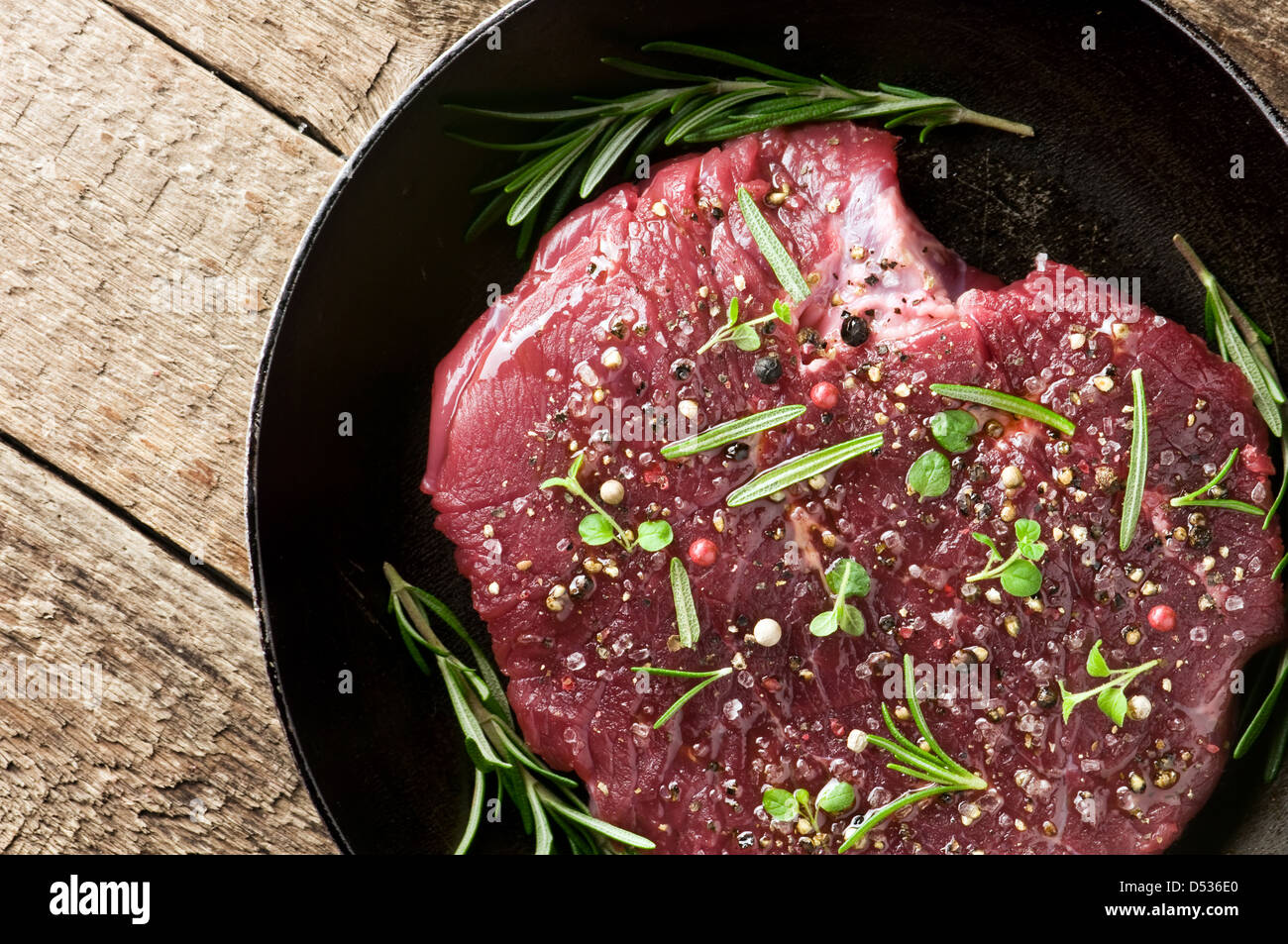 Frying pan sirloin beef steak hi-res stock photography and images - Alamy