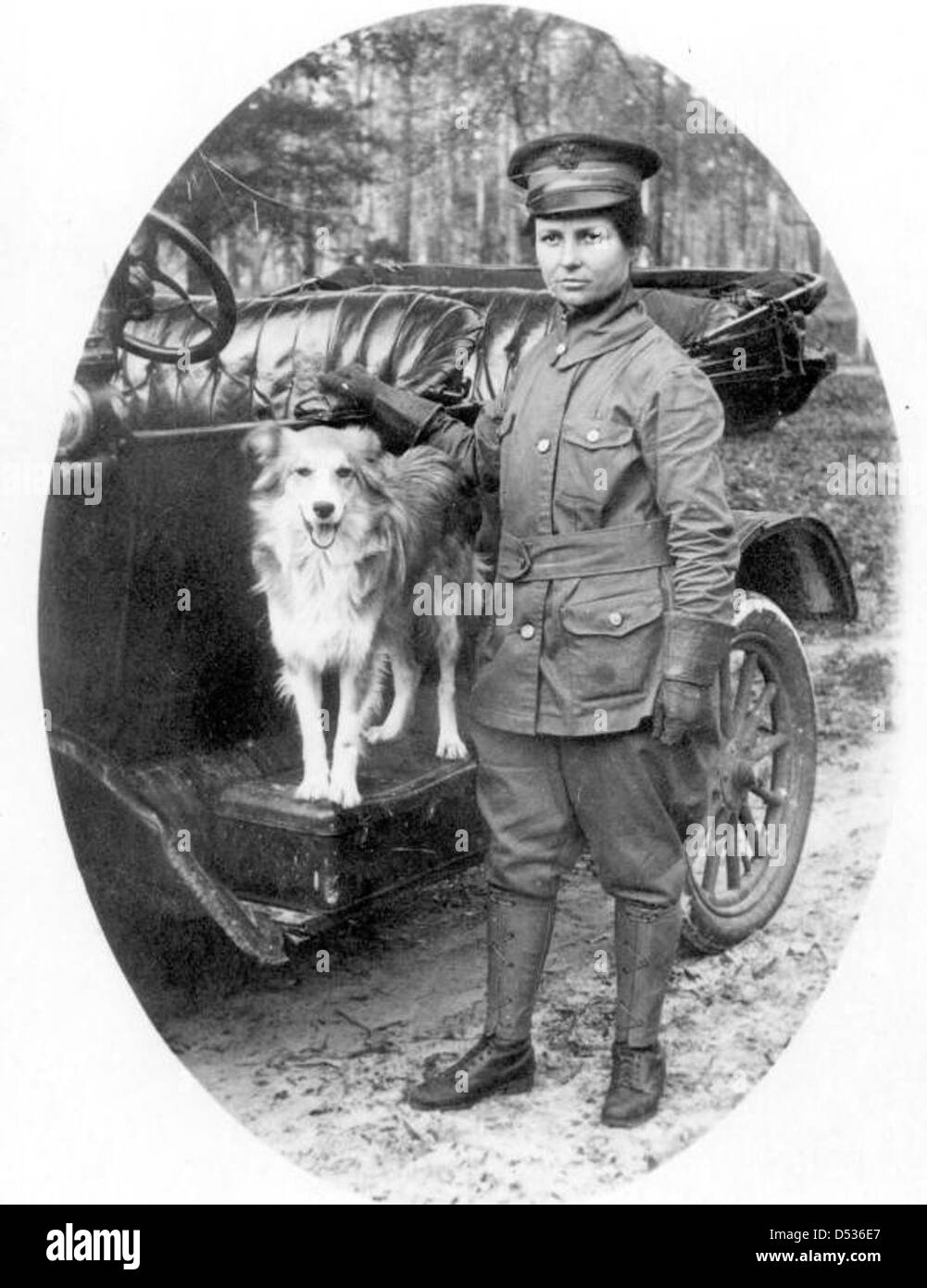 Clara Page Ferrell is photographed in her official mail carrier uniform ...