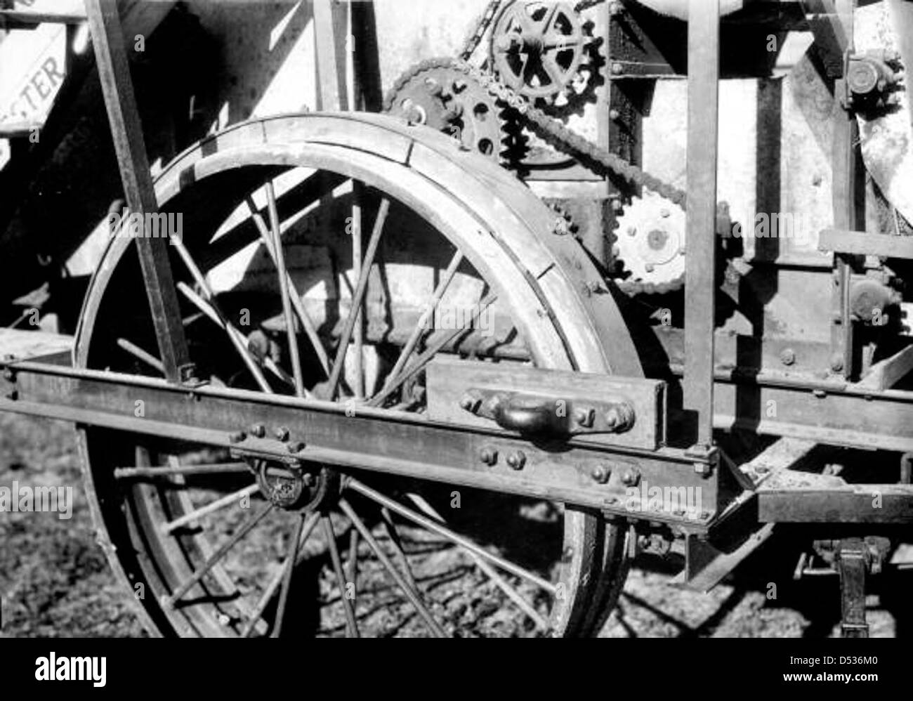 An image showcasing a combine at the Agricultural Experiment Station ...