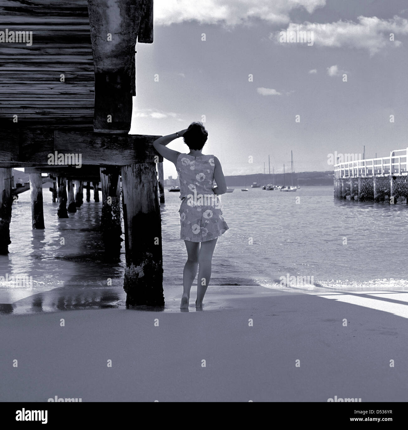 Lady Watching Boats High Resolution Stock Photography and Images - Alamy