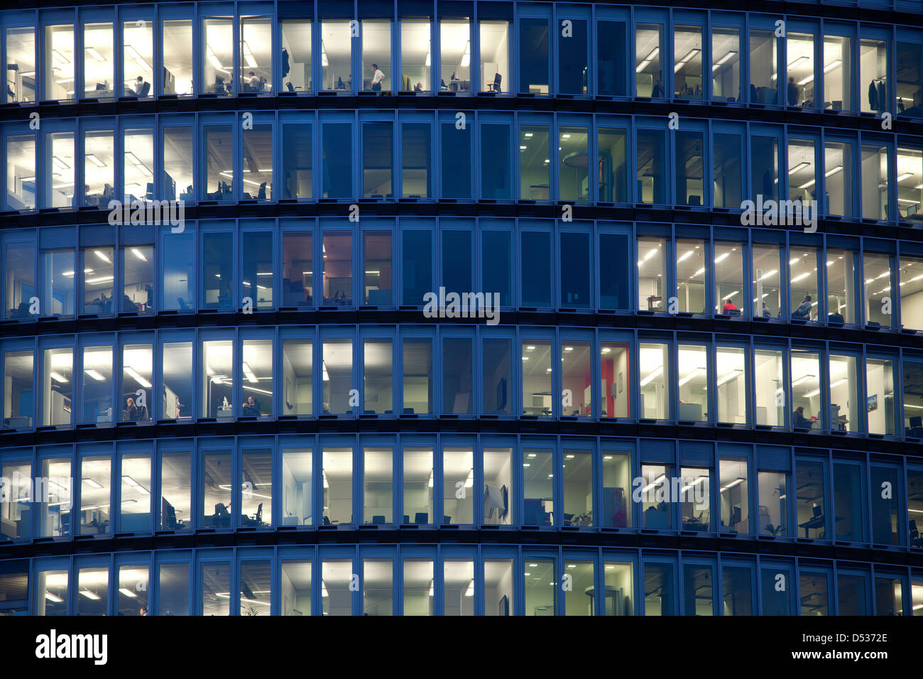 Essen, Germany, glass facade of DEA Headquarters Stock Photo - Alamy