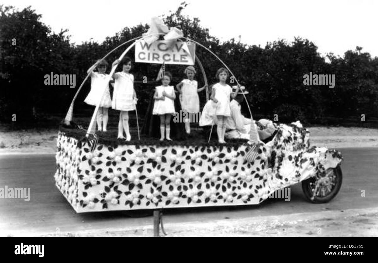 A parade in Winter Haven, Florida, celebrating the Florida Citrus ...