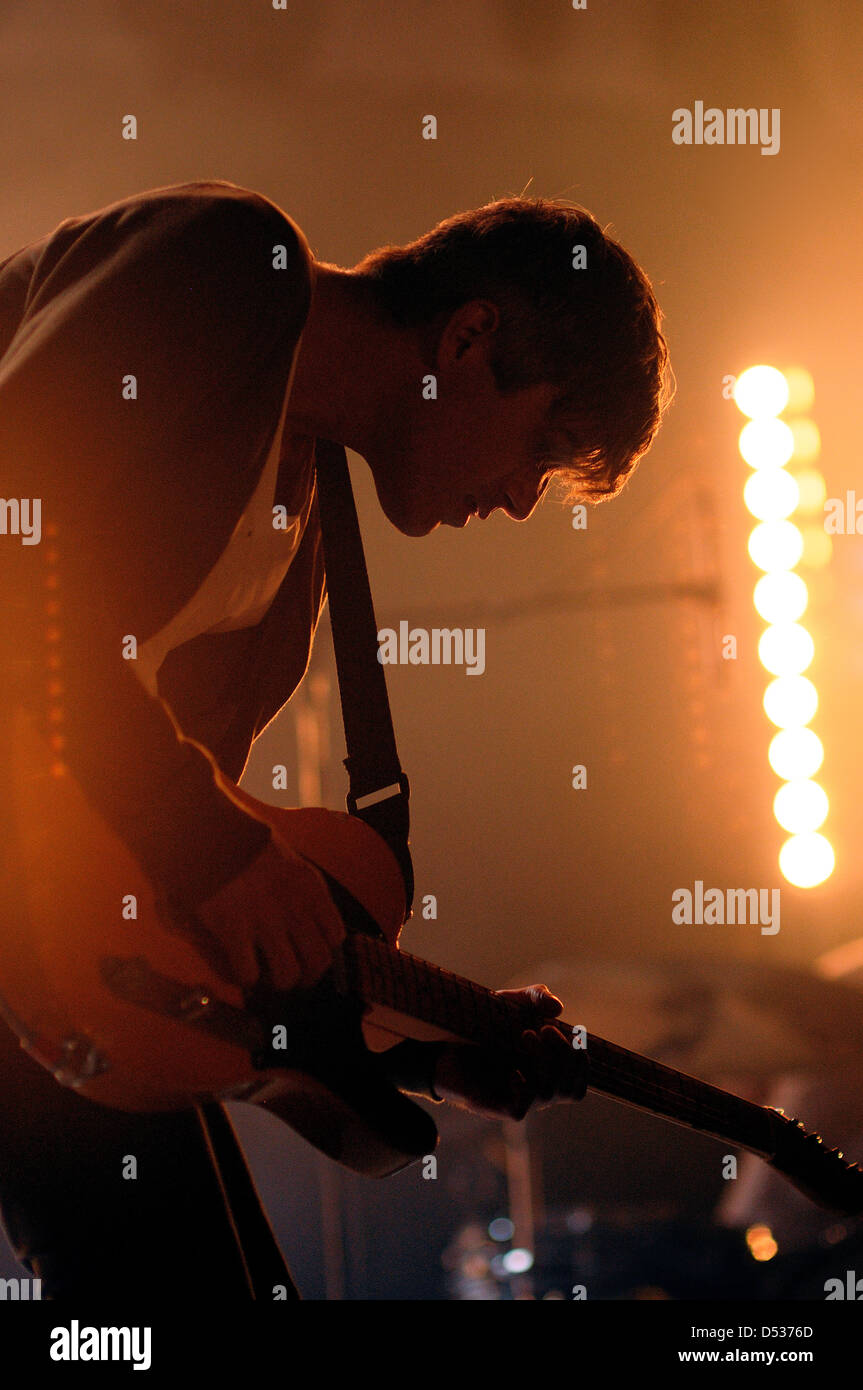 BARCELONA, SPAIN - APR 9: We Are Scientists band performs at Jack ...